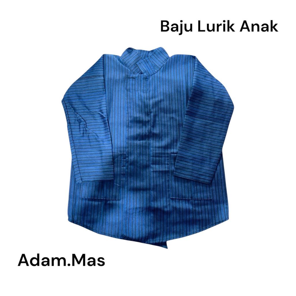 Jual Surjan lurik anak laki laki Baju adat jawa anak TK dan SD Baju jawa anak biru hijau abu abu ...