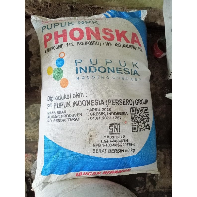 Jual Pupuk Phonska Subsidi 15-10-12 Isi 500 GR Kemasan REPACK ...