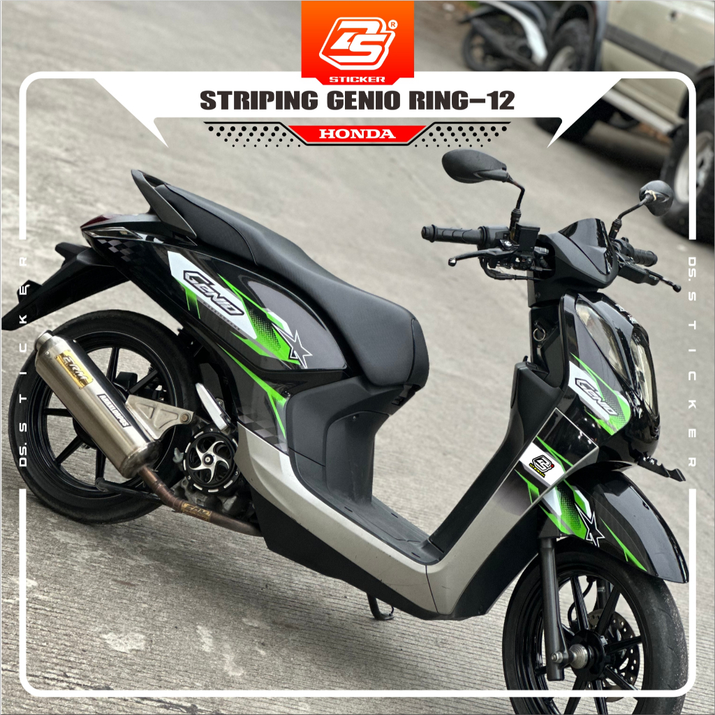 Jual Stiker Striping Motor Honda Genio Sticker List Variasi Simpel ...