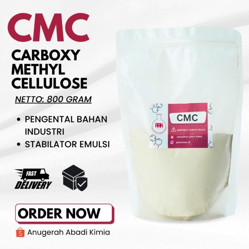Jual CMC/ Carboxy Methyl Cellulose/ Bahan Pengental Teknis | Shopee ...