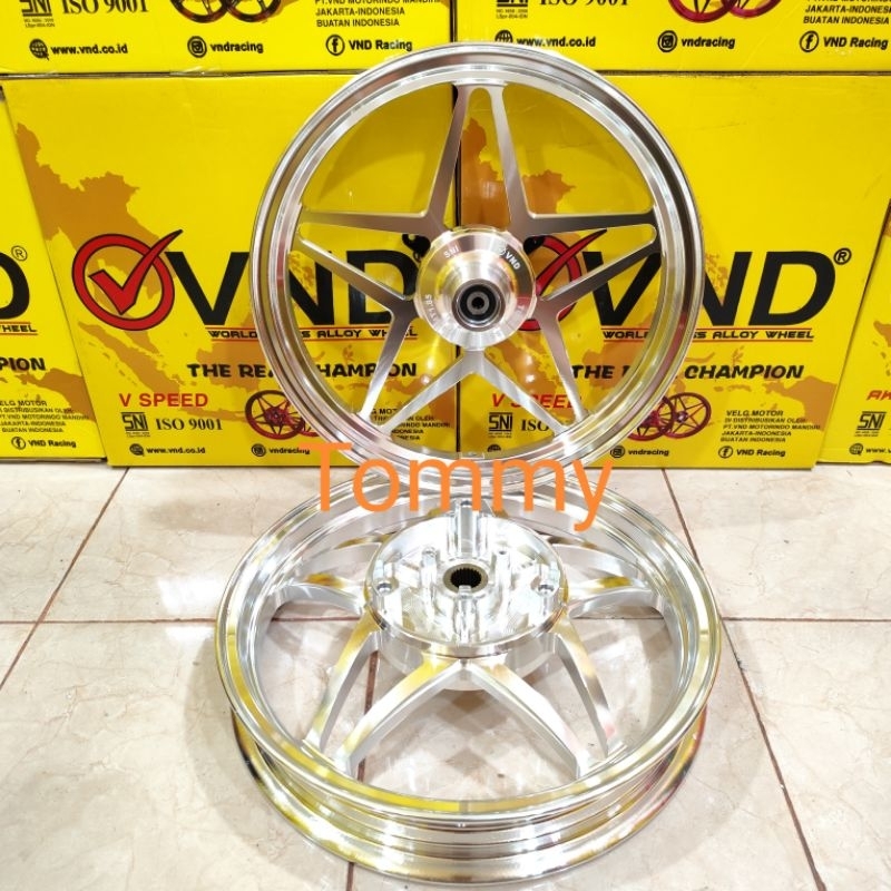 Jual Velg VND V SPEED Aerox 155 Alpha Turbo Nmax New Old Neo ukuran 185/215x14 ring 14 | Shopee ...