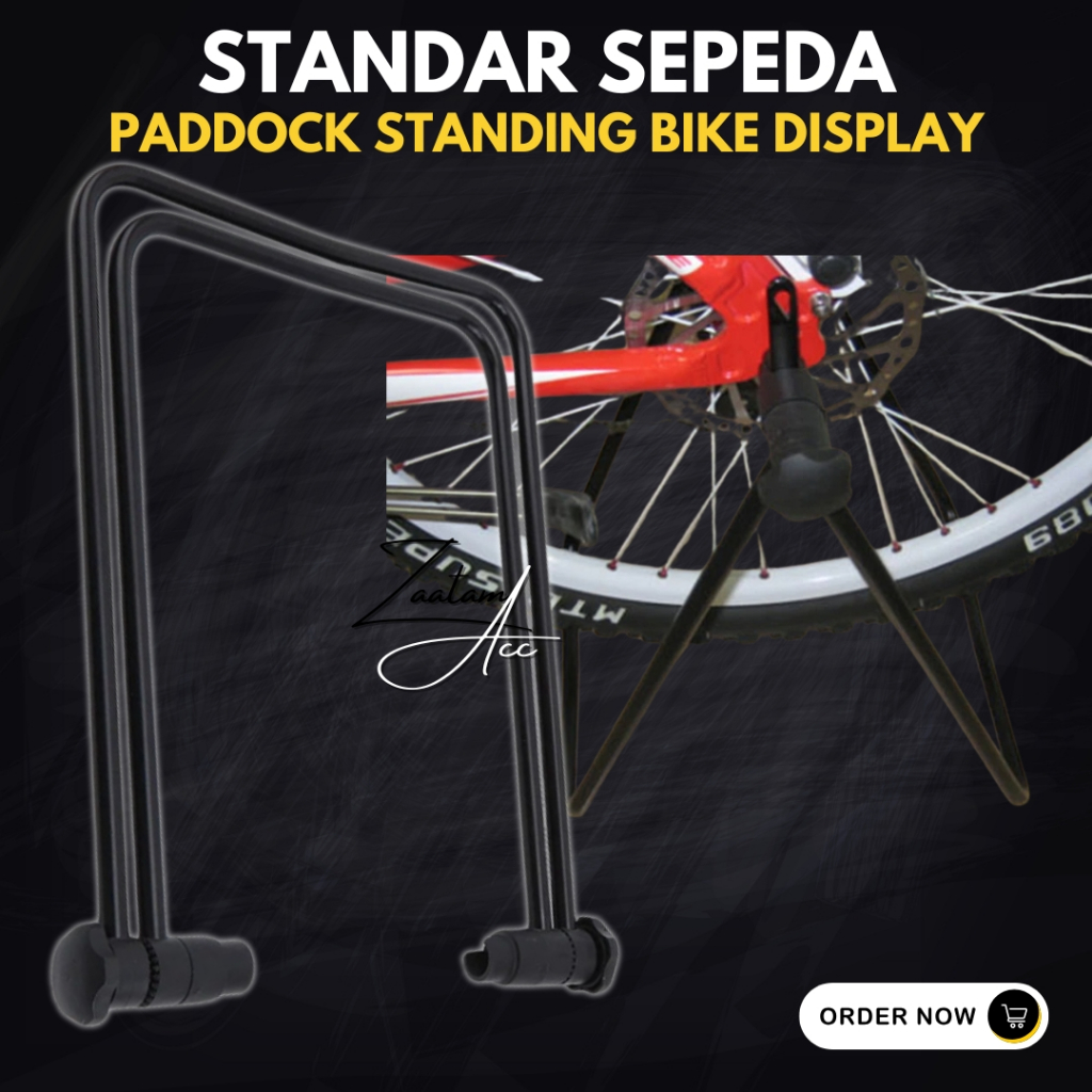 Jual Standar Sepeda Universal Paddock Standing Bike Display | Shopee ...