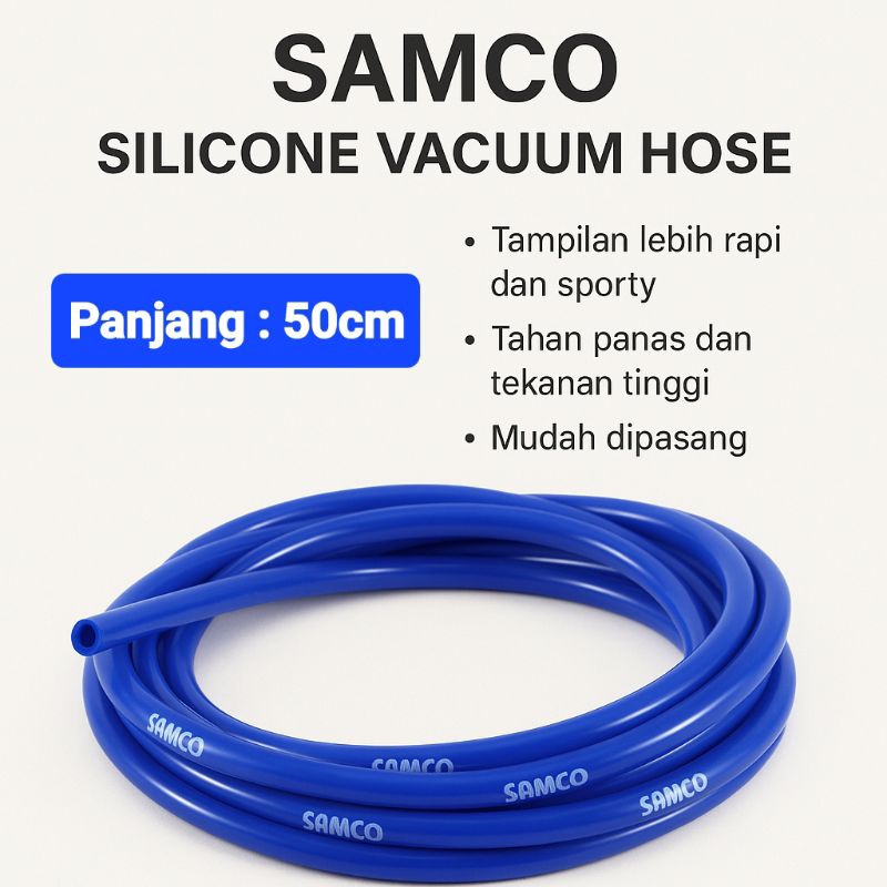 Jual Selang Radiator SAMCO Biru 50cm – Tahan Panas & Tekanan Tinggi ...