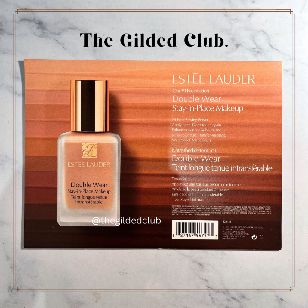 Jual Estee Lauder Double Wear Stay in Place Makeup Foundation - Sample ...