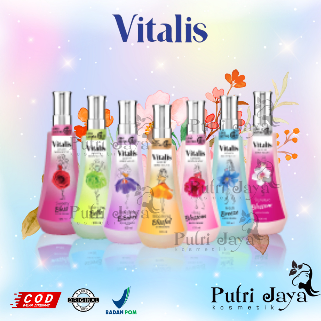 Jual VITALIS Eau de Cologne BODY SCENT 120ml | Botol Plastik | UNZA ...