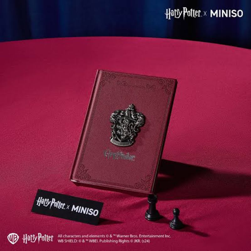 Jual Miniso Harry Potter notebook A5 hardcover emboss | Shopee Indonesia