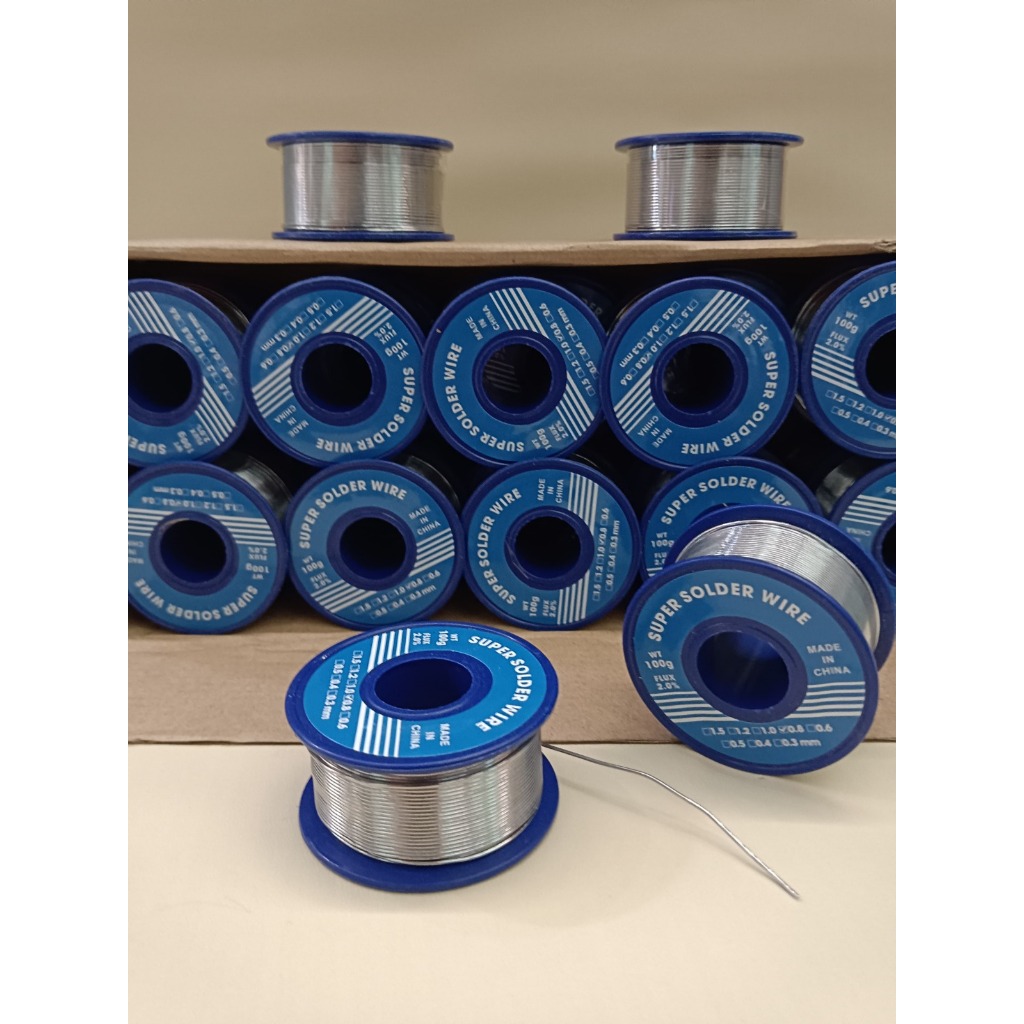 Jual TIMAH Solder/Kawat TIMAH Murni 0,8 mm 100 gram High Quality ...