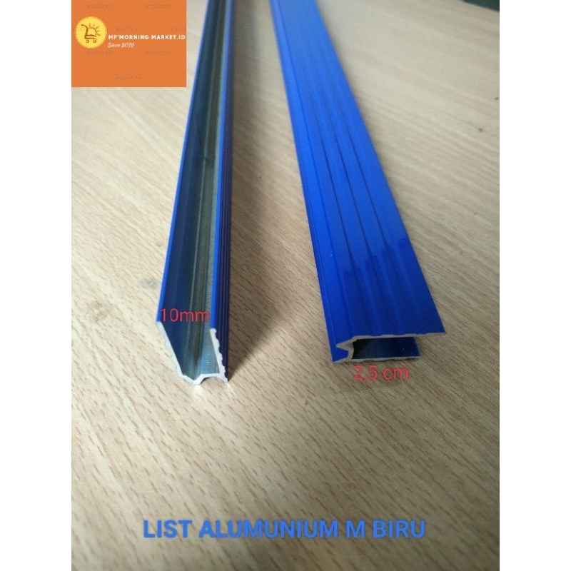 Jual LIST ALUMUNIUM M 150CM BIRU,LIST TERBAIK M/U HARDCASE,BOX ...