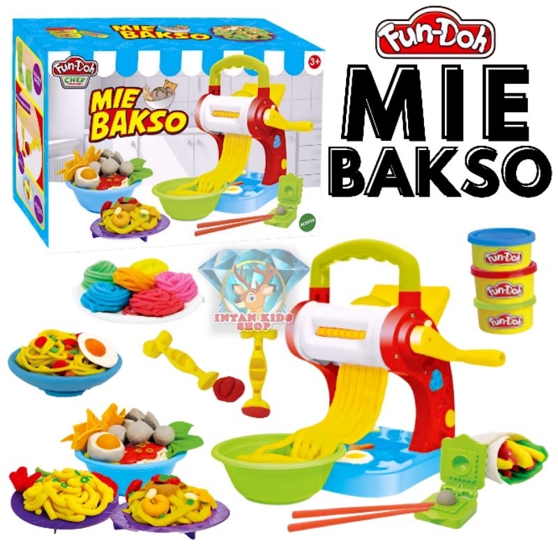 Jual MAINAN ANAK EDUKASI LILIN FUNDOH FUN-DOH FUN DOH MIE BAKSO 28184 ...