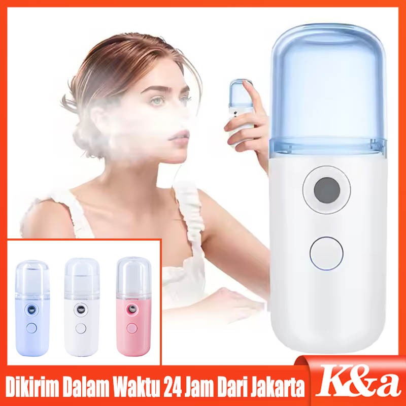 Jual Nano Spray Portable Mini Mist Sprayer USB Rechargeable Pelembab ...