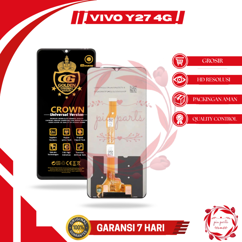 Jual LCD VIVO Y27 4G / V2249 TOUCHSCREEN FULLSET COMPELTE ORIGINAL ...