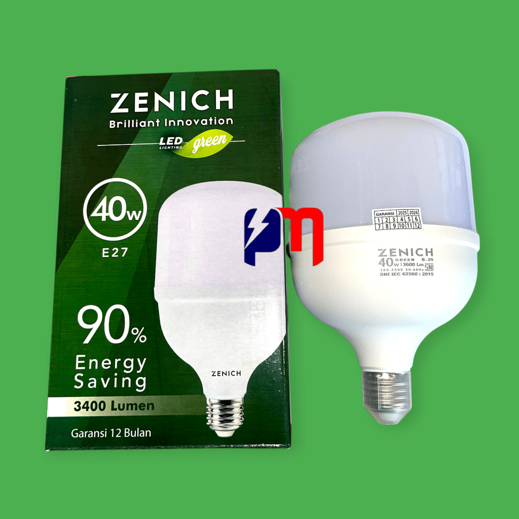 Jual Zenich Lampu LED 40 WATT nyala terang | Shopee Indonesia