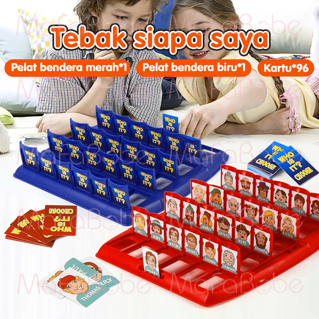 Jual Mainan Edukasi Keluarga Board Game Who is It - Mainan Tebakan ...