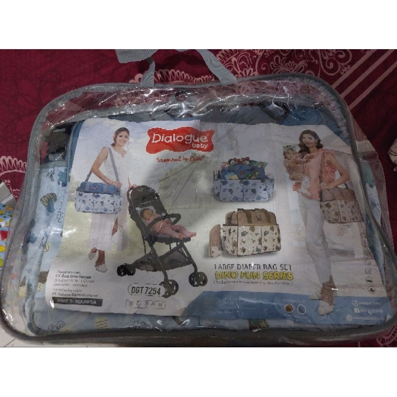 Jual Dialogue diapers bag besar (Tas besar) | Shopee Indonesia