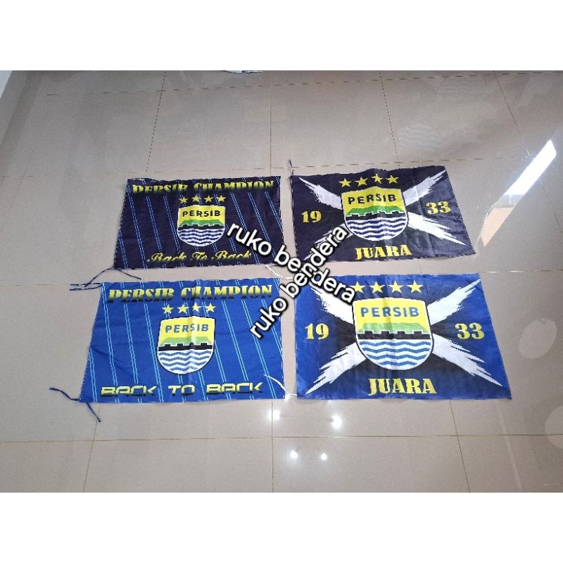 Jual bendera persib -+90cm printing | Shopee Indonesia