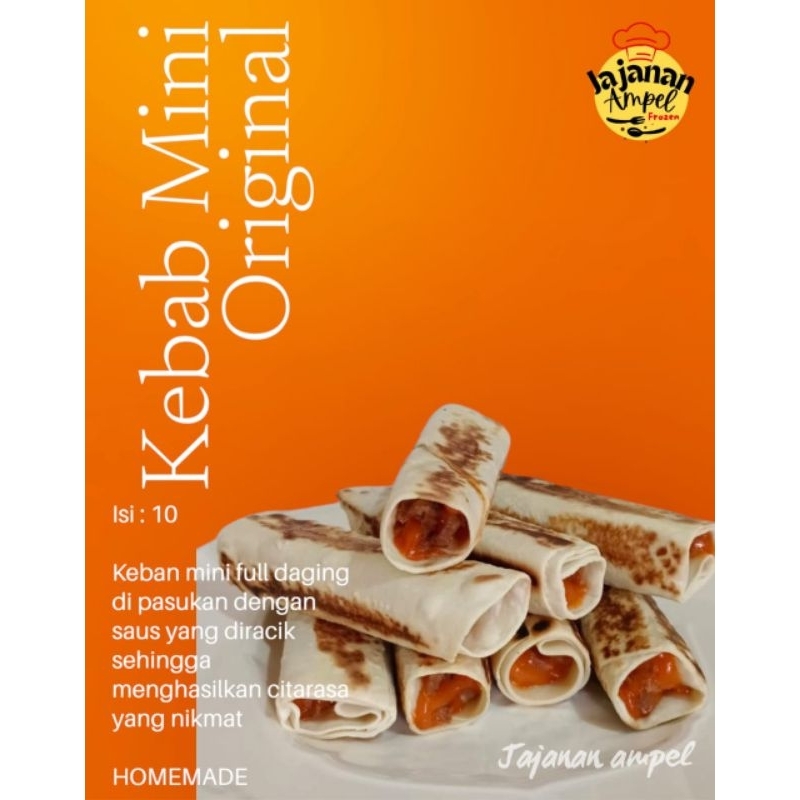 Jual KEBAB MINI FULL DAGING PREMIUM isi 10 / frozen | Shopee Indonesia