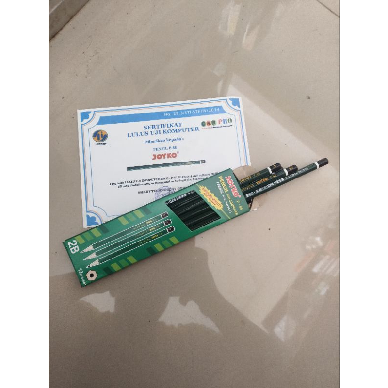Jual Pensil 2B Merk Joyko ORIGINAL & BERSERTIFIKAT 1 Pack (isi 12bj ...