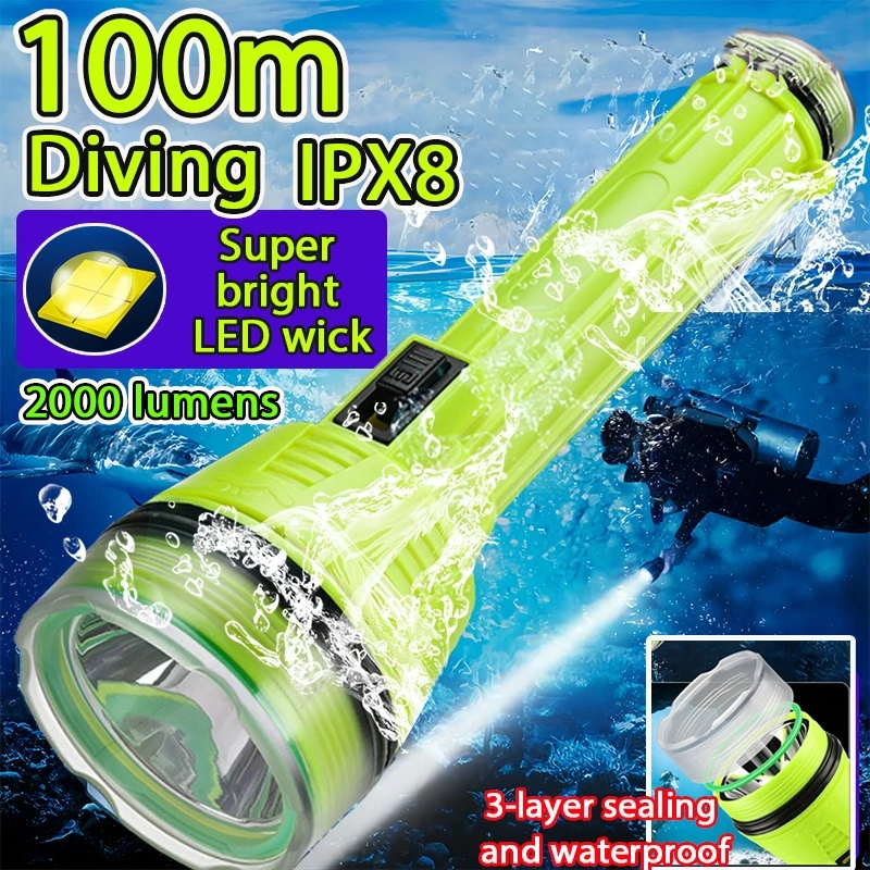 Jual Anbolt Senter Selam Super Terang Senter Diving IPX8 Daya Tahan ...