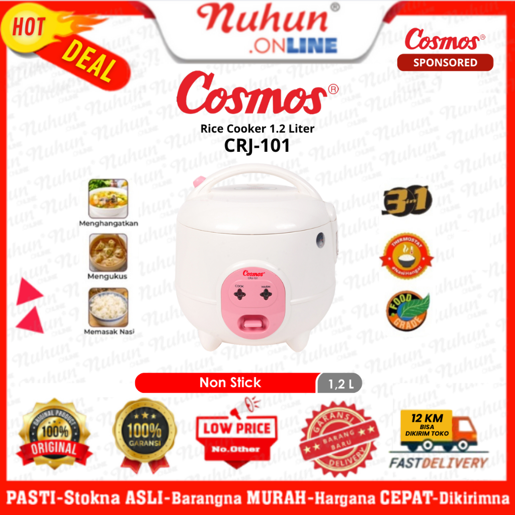Jual [CIANJUR] Magic Com Cosmos CRJ-101 N Rice Cooker Original ...