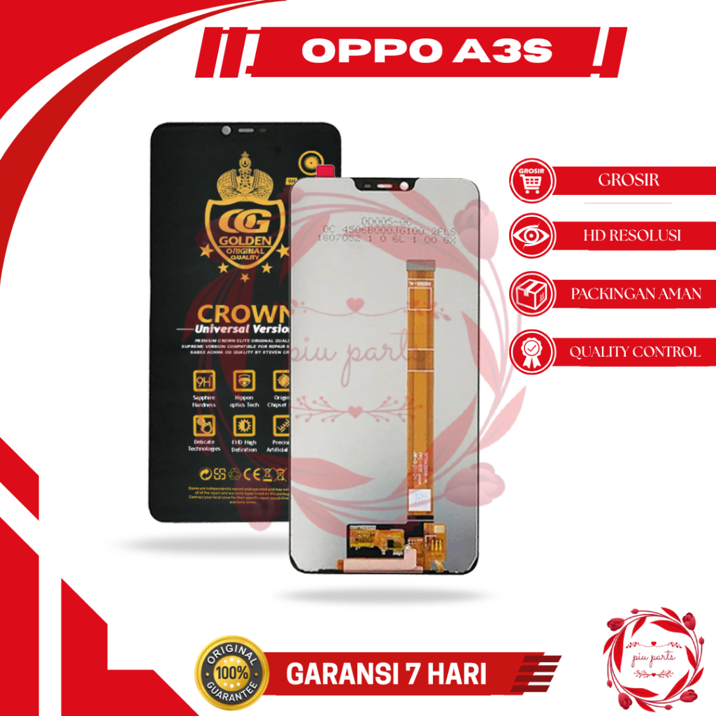 Jual LCD OPPO A3S / OPPO A5 / REALME C1 / REALME 2 TOUCHSCREEN FULLSET COMPLETE ORIGINAL ...