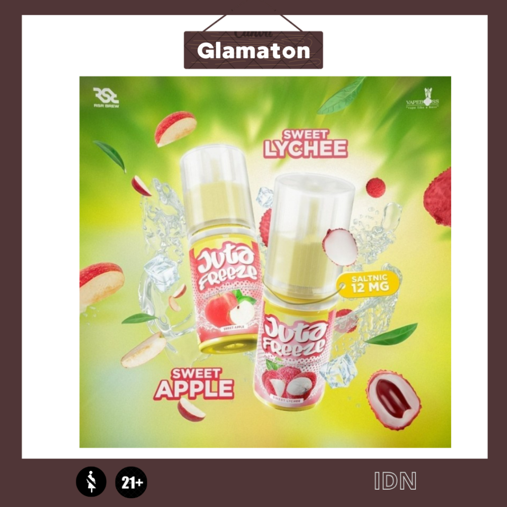 Jual LIQUID JUTA FREEZE LYCHEE & JUTA FREEZE APPLE 30ML LIQUID JUTA ORI ...