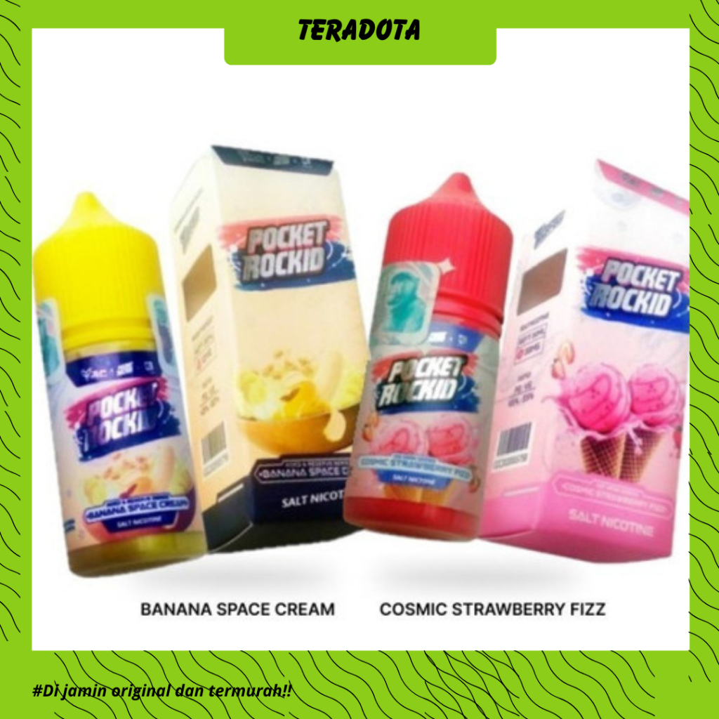 Jual POCKET ROCKID LIQUID SALTNIC SERIES 30ML BY TIGAC 100% AUTHENTIC ...
