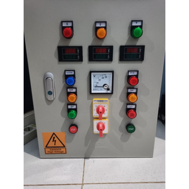 Jual Panel pompa submersible 3 phase 3hp-5hp 380V wlc 1 tangki | Shopee ...