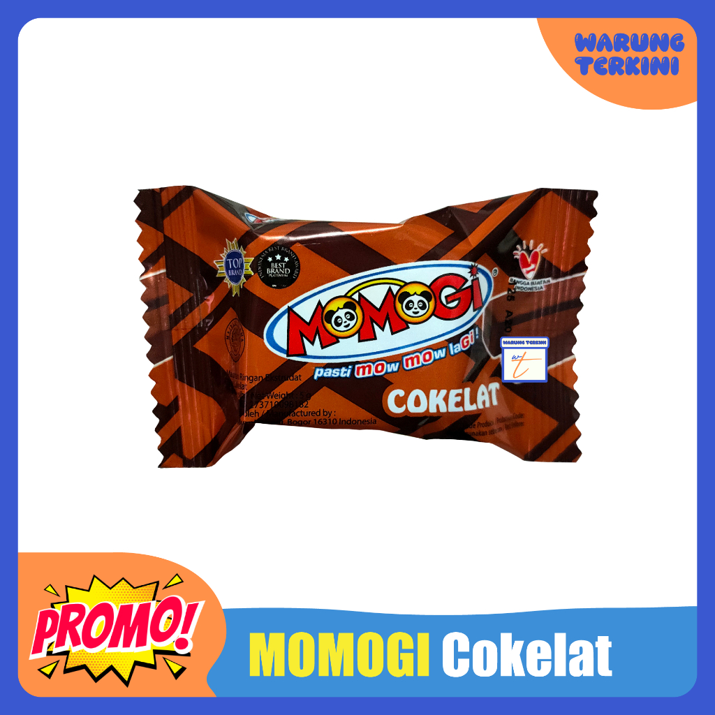 Jual MOMOGI Stik Rasa Coklat Box Isi 20 bungkus 5gr | Shopee Indonesia