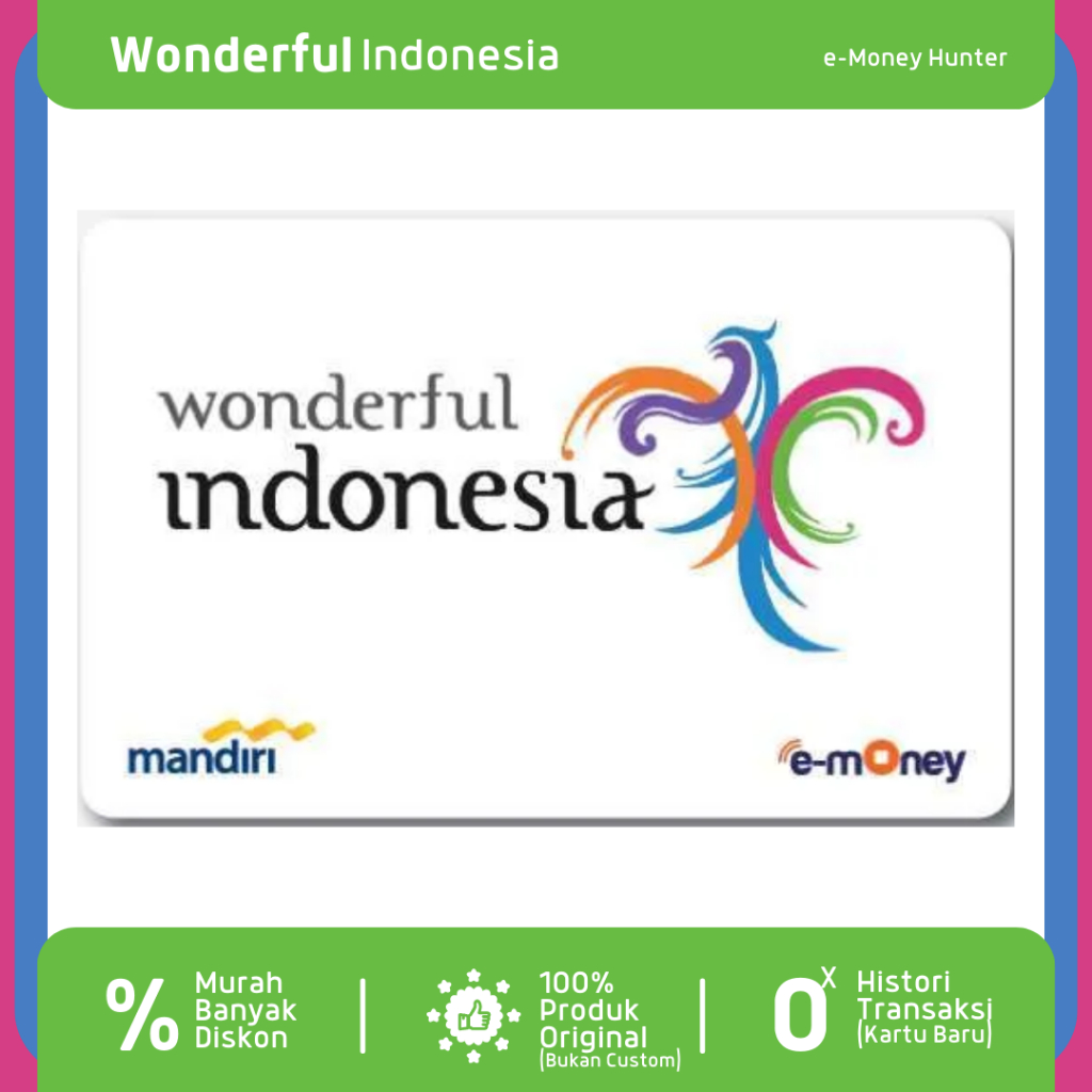 Jual e-Money Wonderful Indonesia Nusantara Series Special Limited ...