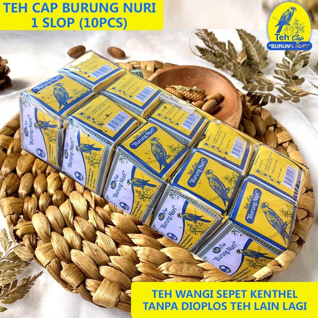 Jual Teh Khas Solo Cap Burung Nuri (Slop / 10 Pcs) / sepet wangi ...