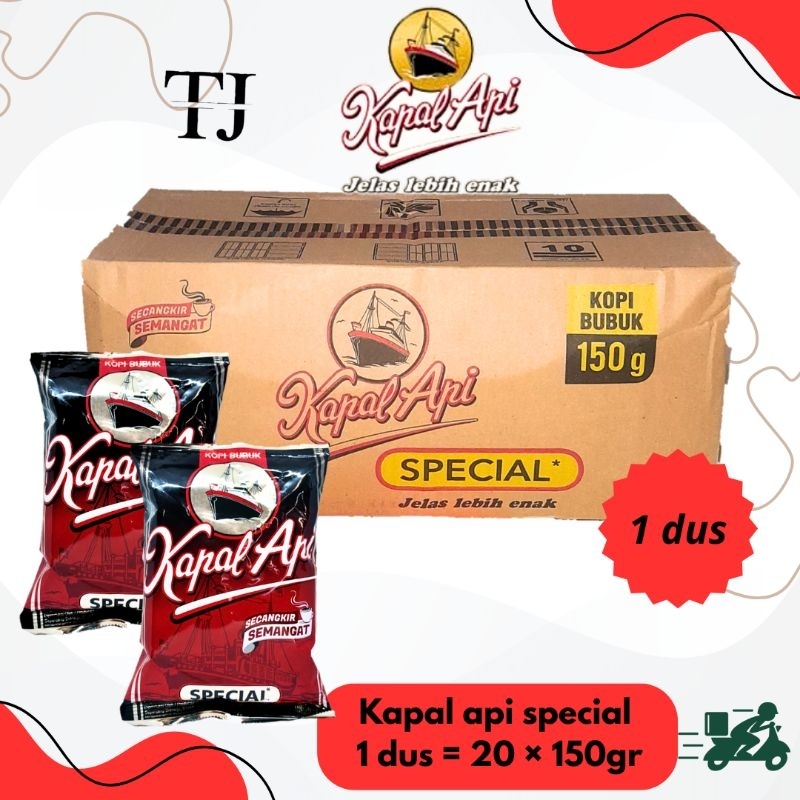 Jual promo!! 1 dus KAPAL API SPECIAL 150gr | Shopee Indonesia