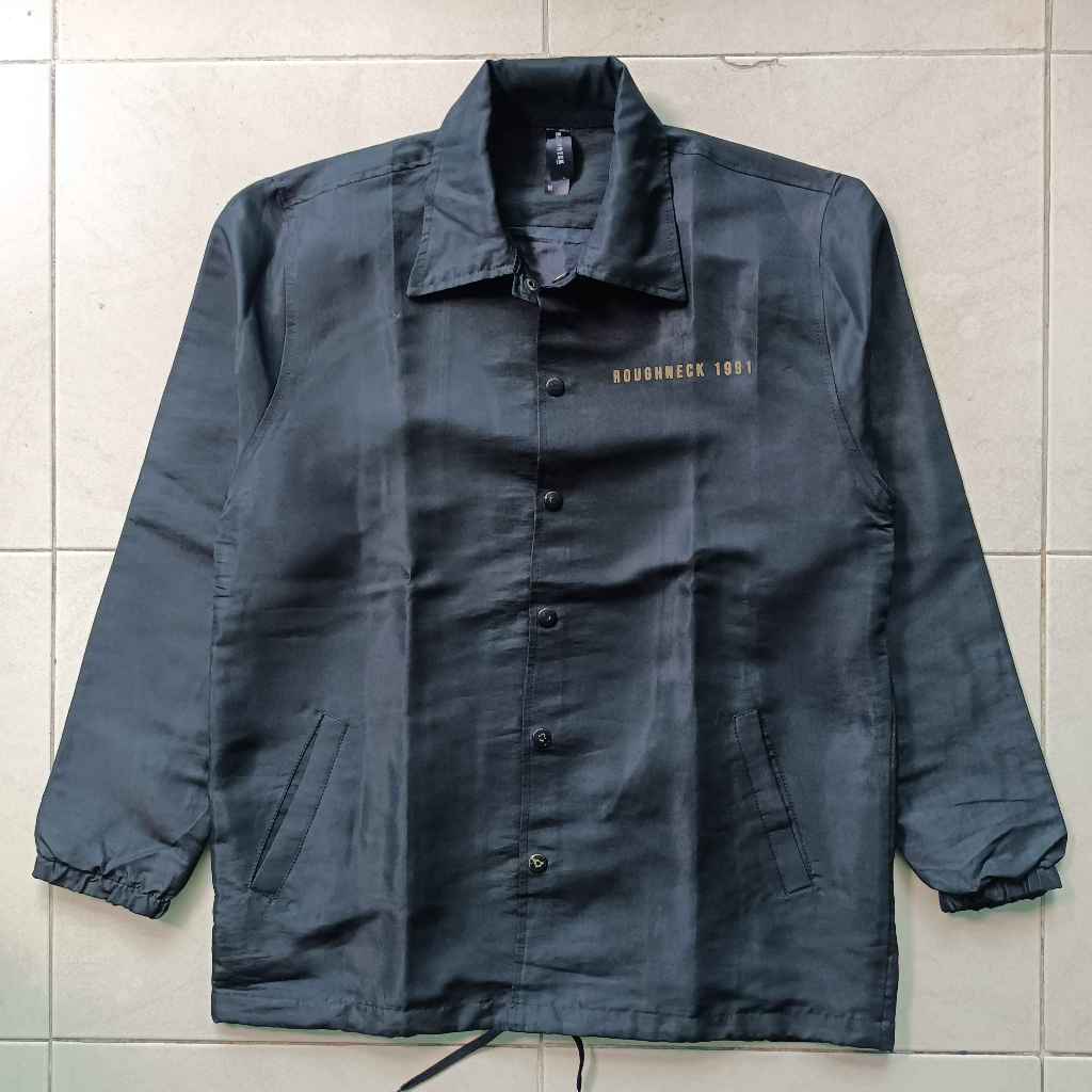 Jual Coach Jacket Roughneck Hitam Second Original | Shopee Indonesia