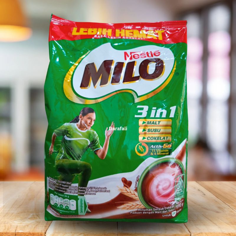 Jual MILO 3in1 1 Kg Susu Bubuk Coklat | Shopee Indonesia