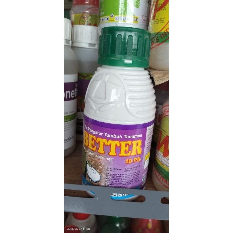 Jual Better 10 PA( Etefon 10% )Zat pengatur tumbuh tanaman 500ml ...