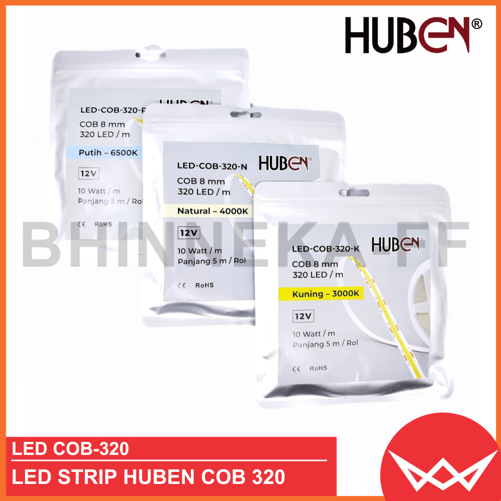 Jual HUBEN / LAMPU LED STRIP LED-COB-320 | Shopee Indonesia