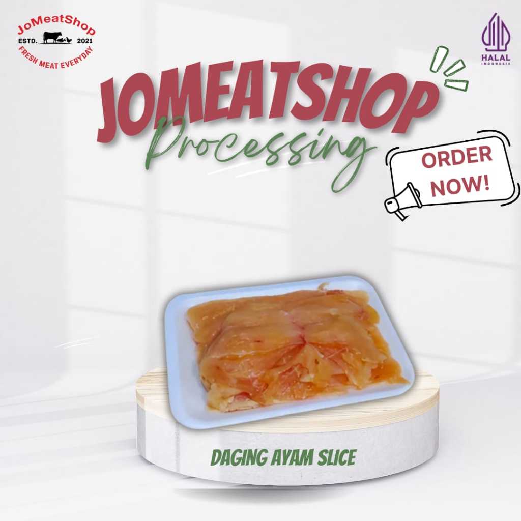 Jual JomeatShop I Daging Ayam Slice fillet I 250gr & 500gr | Shopee ...
