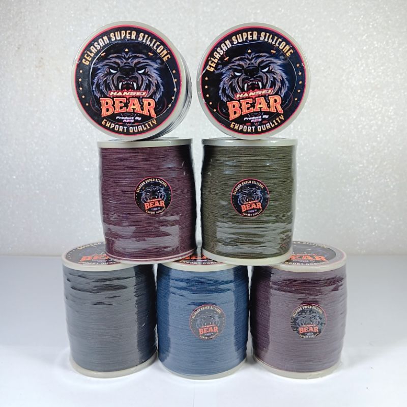 Jual Benang Senar Gelasan Tasi Layangan Cap Bear 0,25 Klos 2000 Yard ...