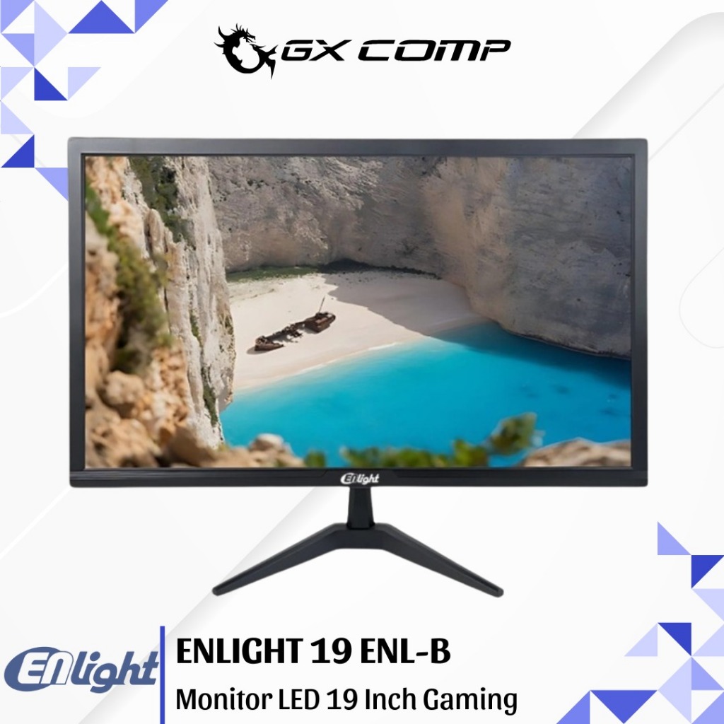 Jual Enlight 19ENL-B 19" FHD 75Hz 5ms VGA HDMI Monitor LED 19 Inch ...
