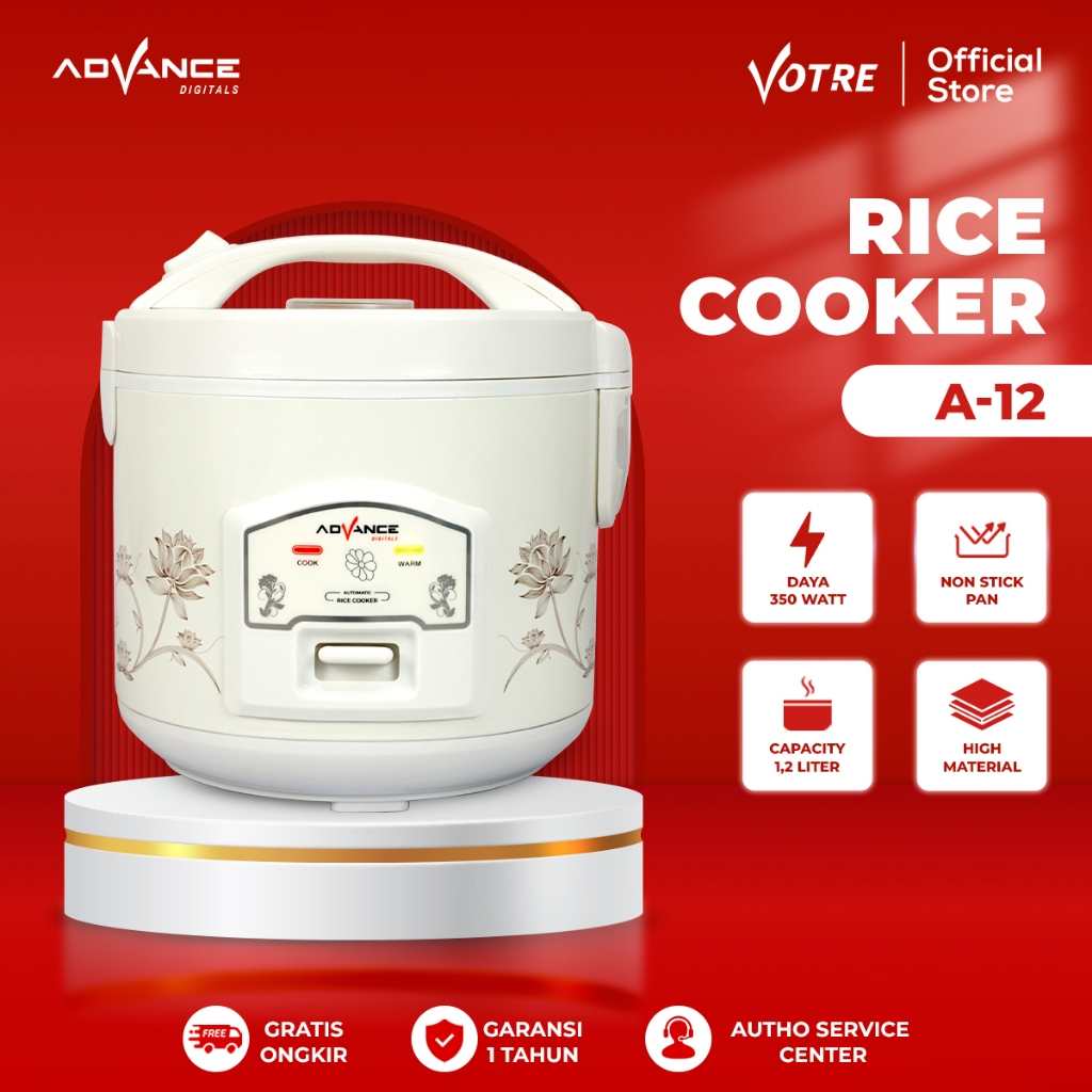 Jual Advance Rice Cooker A-12 Rice Cooker 1.2L 2IN1 Penanak Nasi ...
