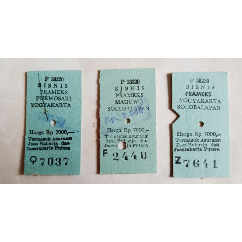 Jual Tiket Kereta Api Jadul Lawas | Shopee Indonesia