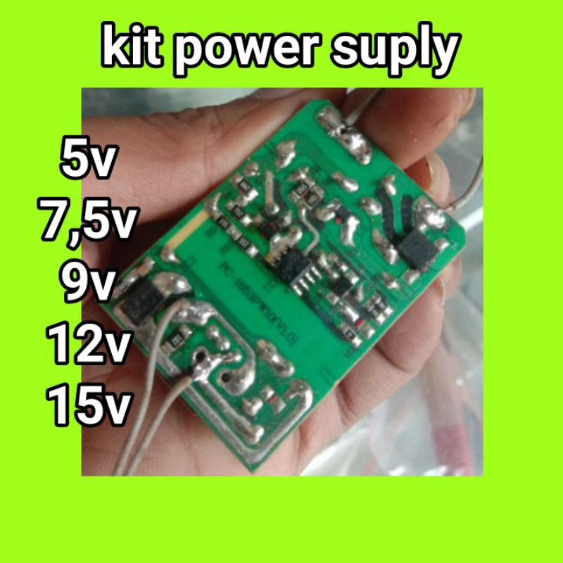 Jual modul power suply 5v 7,5v 9v 12v 15v 1a 2a 3a real cabutan lulus ...