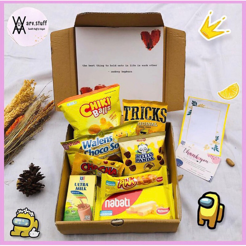 Jual Hampers Snack Kuning Yellow Summer | arv.stuff gift box ide kado ...