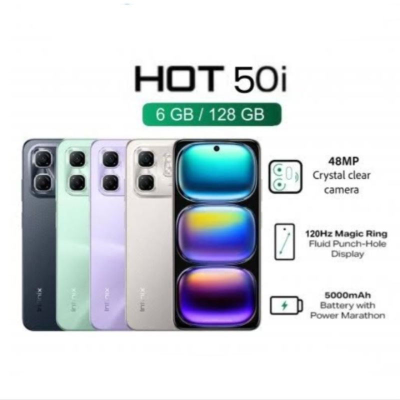 Jual HP INFINIX HOT 50I 6/128 GB - INFINIX HOT 50i RAM 6GB ROM 128GB ...