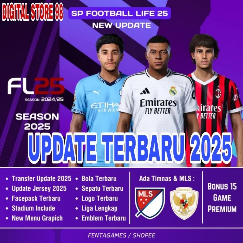 Jual EFOOTBALL LIFE 2025 - PES 2025 - GAME LAPTOP - GAME KOMPUTER ...