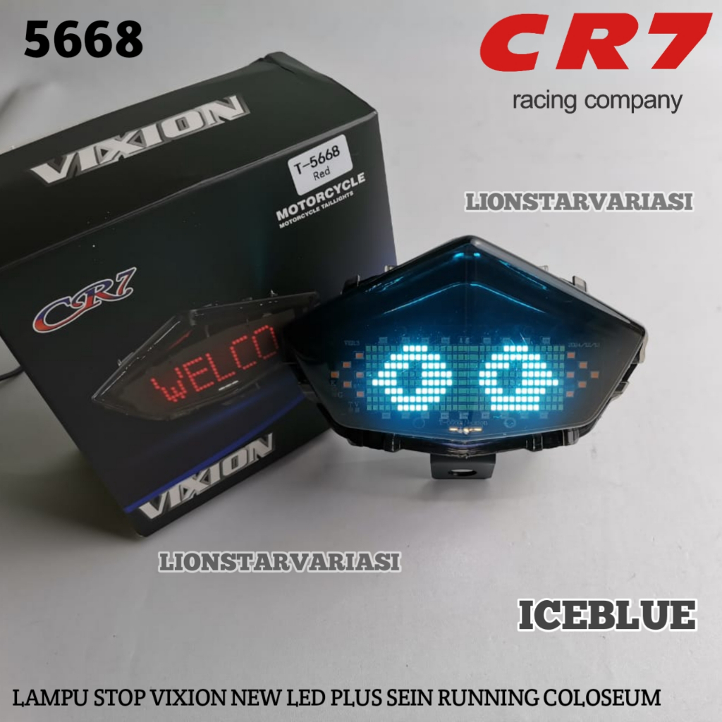 Jual Lampu Stop Vixion New NVL NVA LED Running Colloseum 7 Mode ...