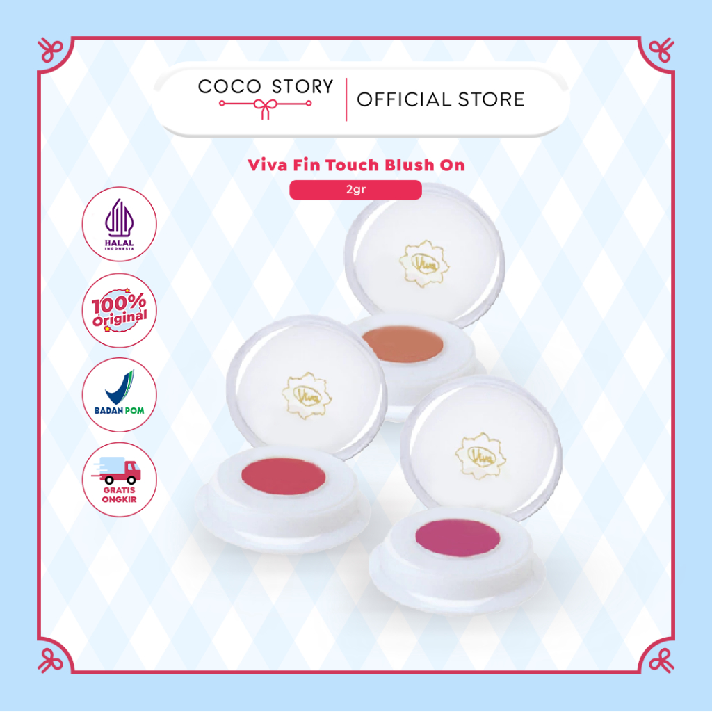 Jual Viva Blush On Fin Touch | Perona Pipi | Shopee Indonesia
