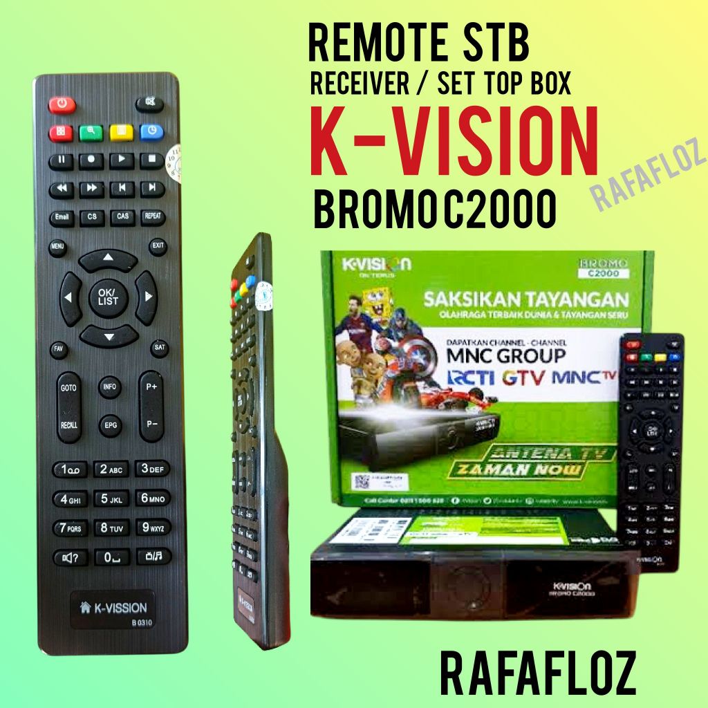 Jual Remote Receiver K-VISION Bromo C2000 Langsung Pakai tanpa seting2 ...