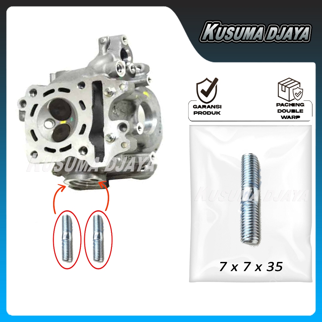 Jual BAUD BAUT TANAM KNALPOT 7MM GENIO PCX ADV STYLO VARIO FI ESP 125 - 150 - 160 SATUAN ...