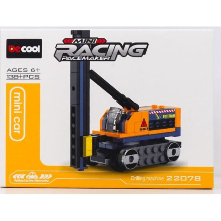 Jual Brick Decool 22078 Crane Mini Racing Pacemaker Mini Car | Shopee Indonesia