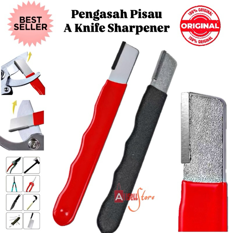 Jual (BISA COD) PROMO Asahan Pisau Portable Multifungsi / Knife Sharpener / Alat Pengasah Pisau ...